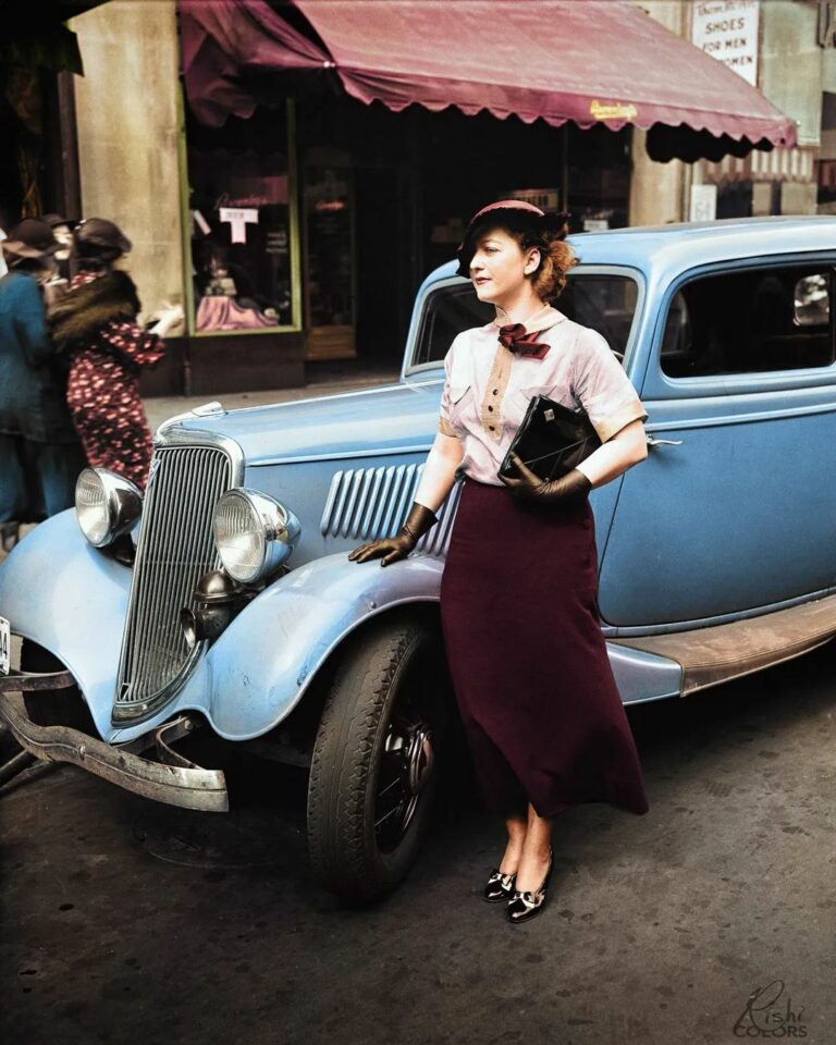 Amazing colorized photos that bring 1930s America to life