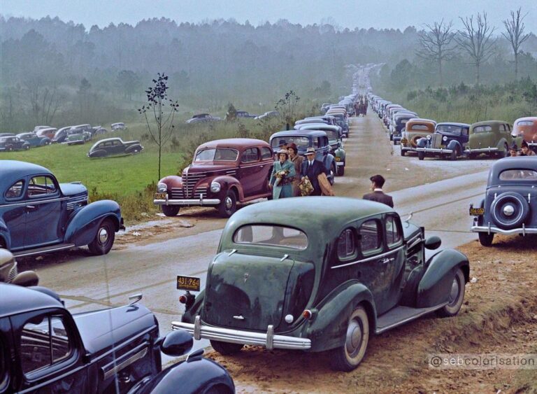 Amazing colorized photos that bring 1930s America to life