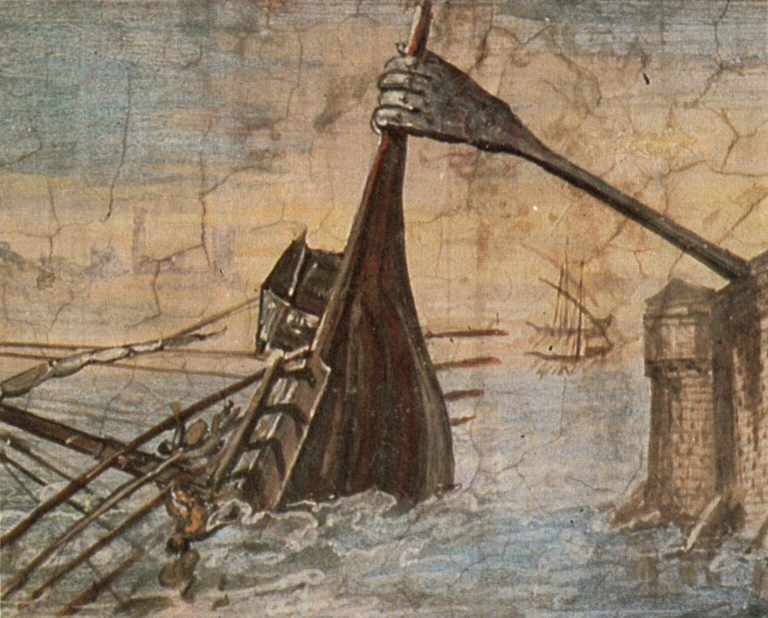 Did the Iron Claw of Archimedes devastate a Roman fleet?