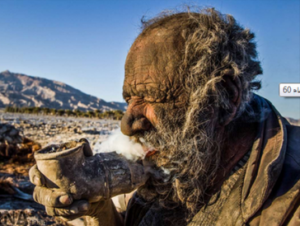 Amou Haji: The man who didn’t shower for 67 years