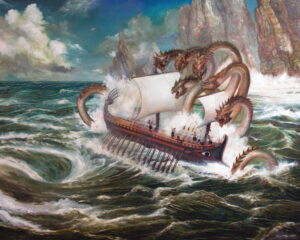 Charybdis: Ancient Sea Monster and Daughter of Poseidon