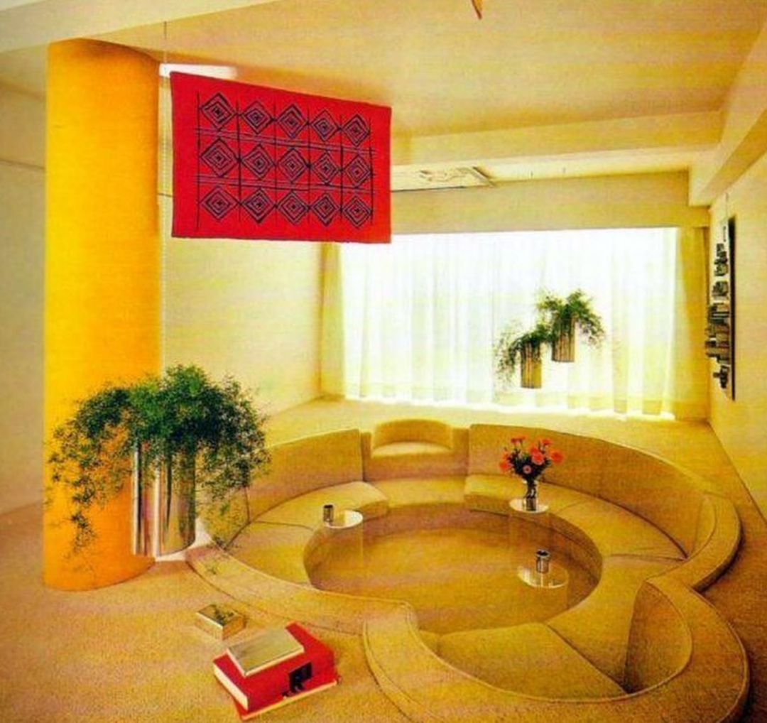 Conversation Pits: Photos of the Popular 70s Trend